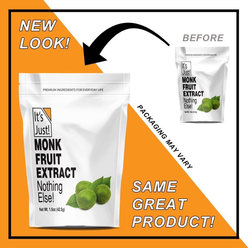 Pure Monkfruit Extract Powder - Keto Friendly Sweetener, Sugar-Free ...