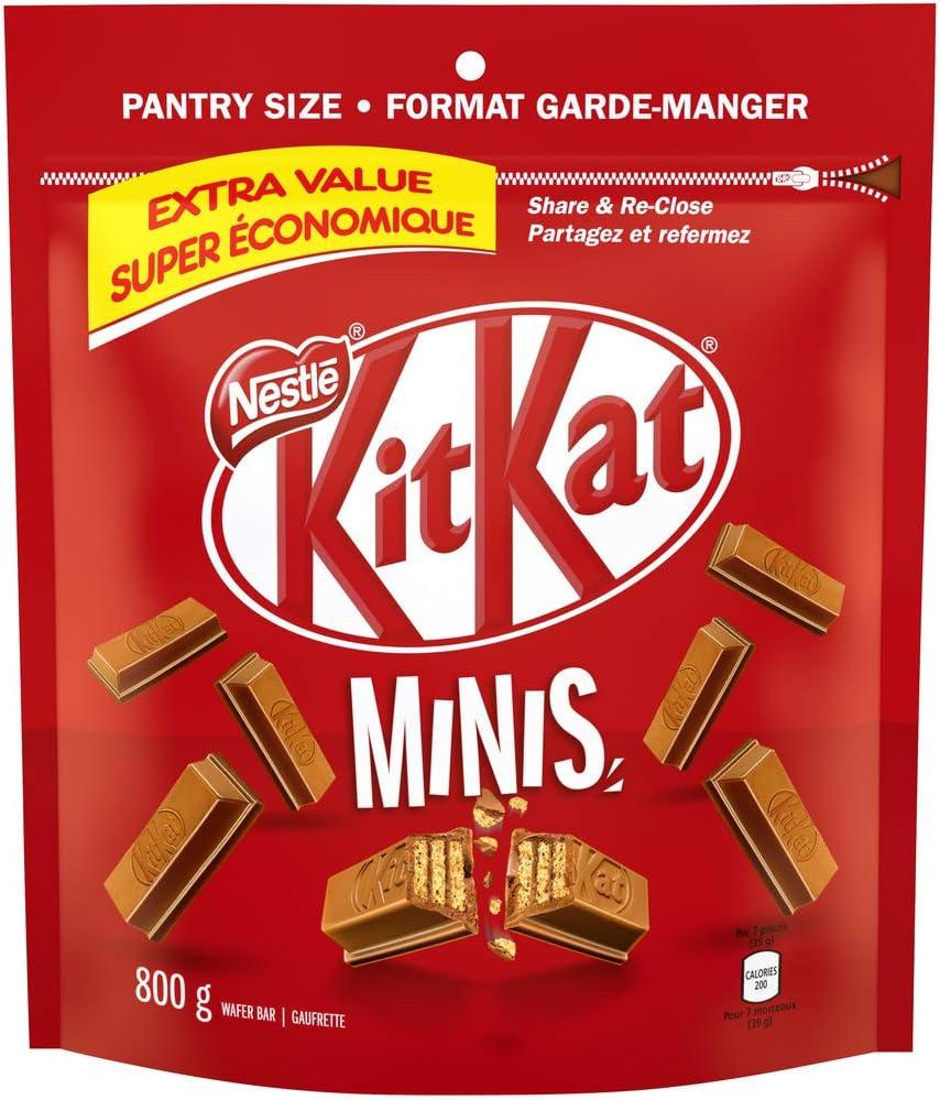 Nestl Kitkat Minis Pantry Size Pouch 800 Grams & Nestl Kitkat Chunky ...