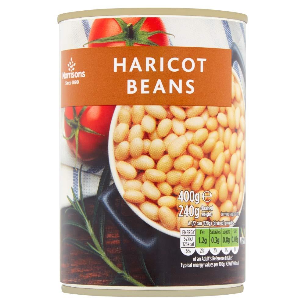 Morrisons Haricot Beans in Water 400 g x 12 | Buy Now with Express ...