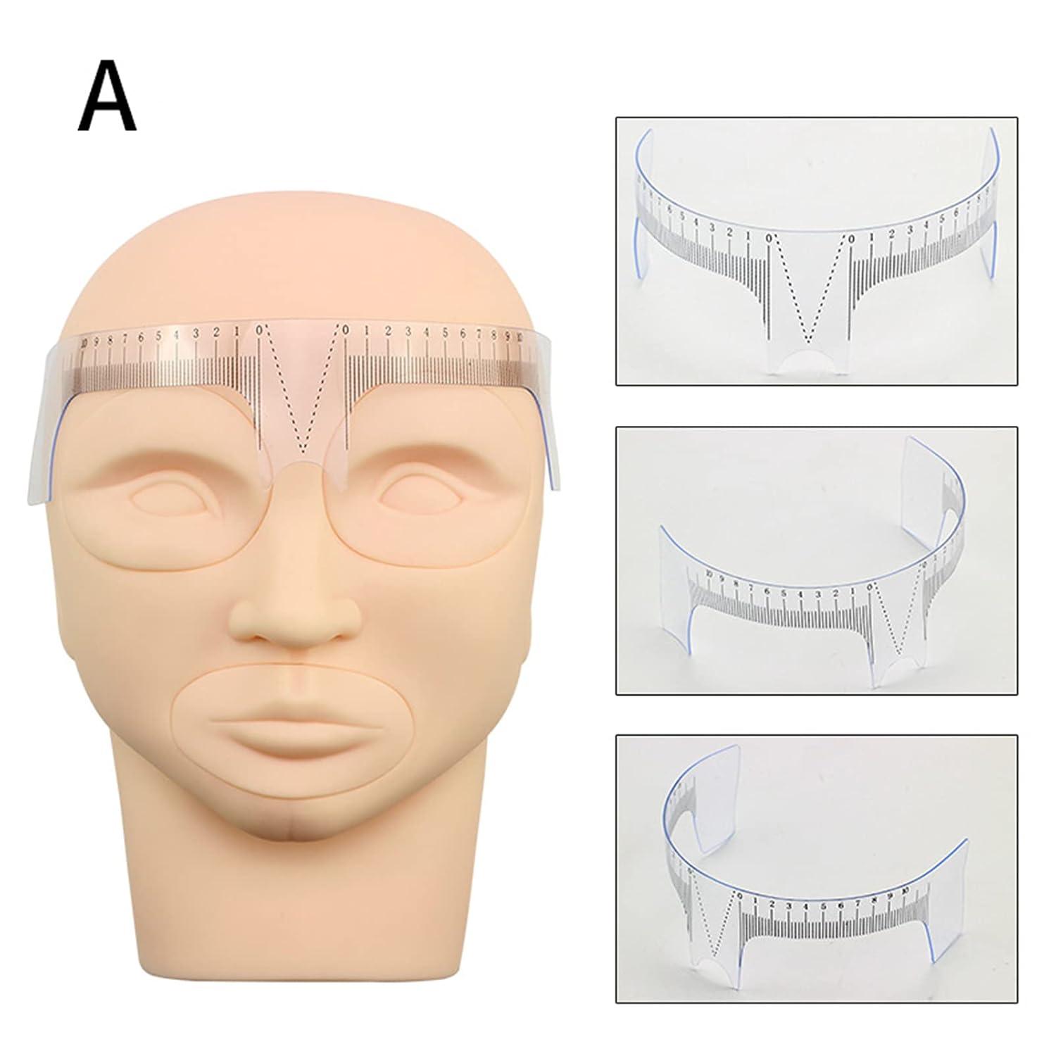 Microblading Ruler - Portable Eyebrow Measuring Tool for Precise Makeup ...