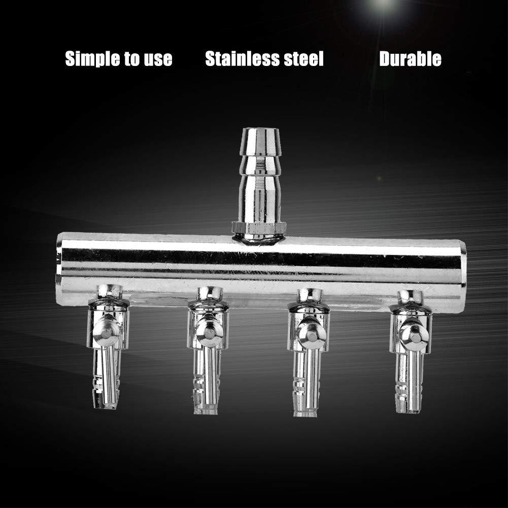 Watris Veiyi Stainless Steel Air Distributor for Aquariums - 2/4/6 Way ...