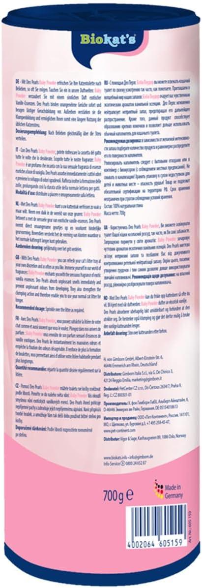 Biokat's Deo Pearls Baby Powder 700g - Fragrant Additive for Fresh Cat ...