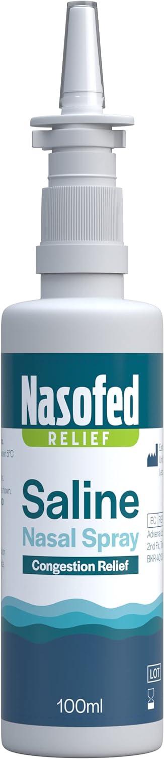 Nasofed Isotonic Saline Nasal Spray 100ml - Relief from Nasal ...