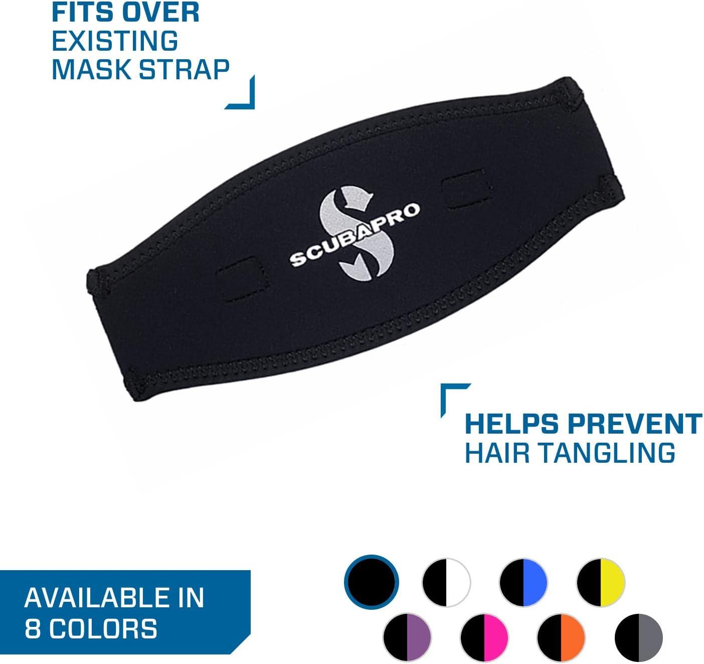 Scubapro Neoprene Mask Strap in Black - Superior Comfort and Durability ...