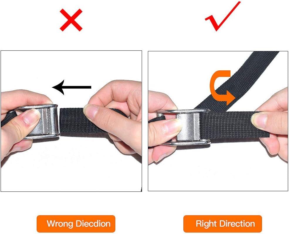 Premium No Scratch Tie Down Straps for Surfboards, Paddle Boards ...