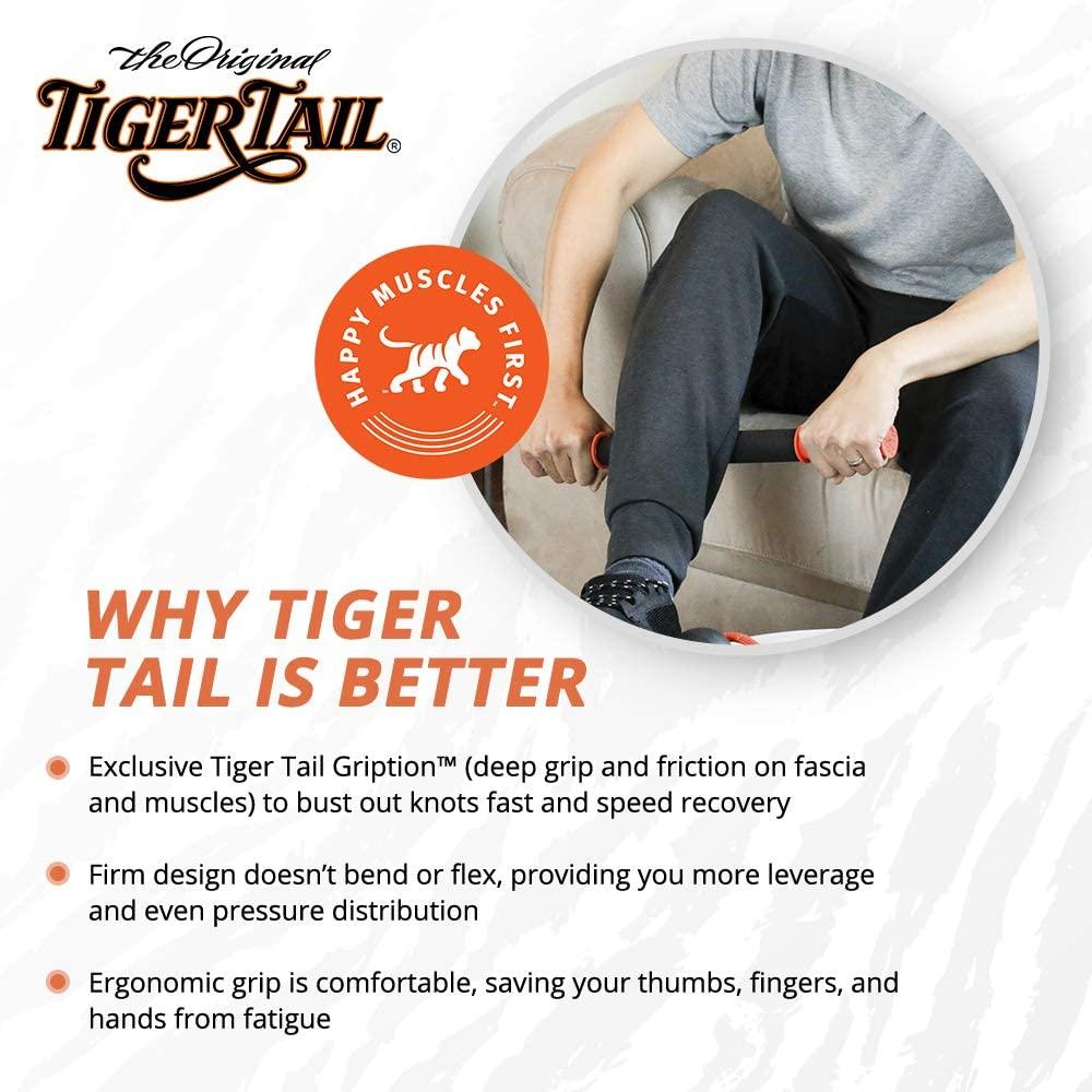 Tiger Tail 18in Massage Stick for Deep Tissue Myofascial Release ...