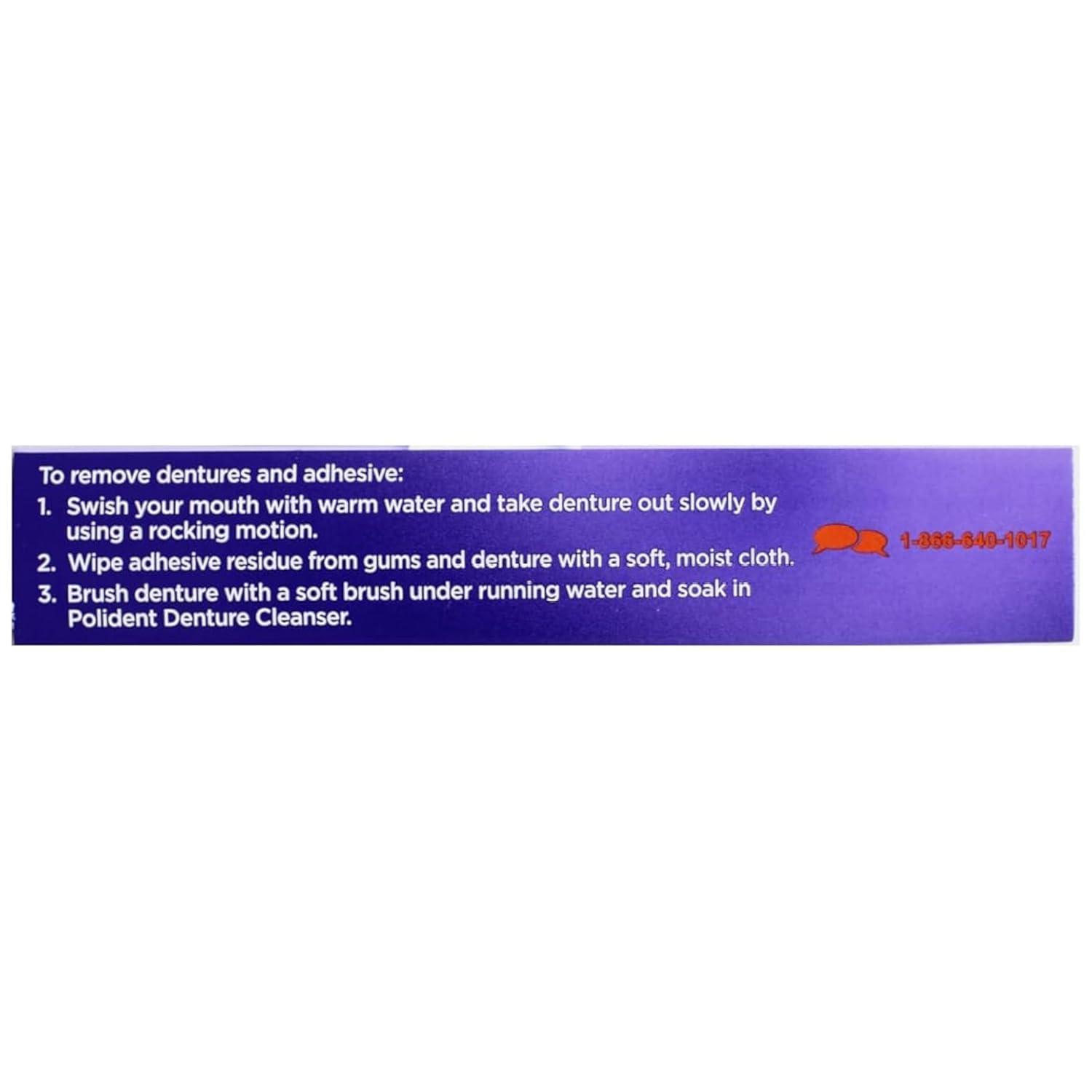 Super Poligrip Comfort Seal Denture Adhesive Strips - 40 Count | Best ...