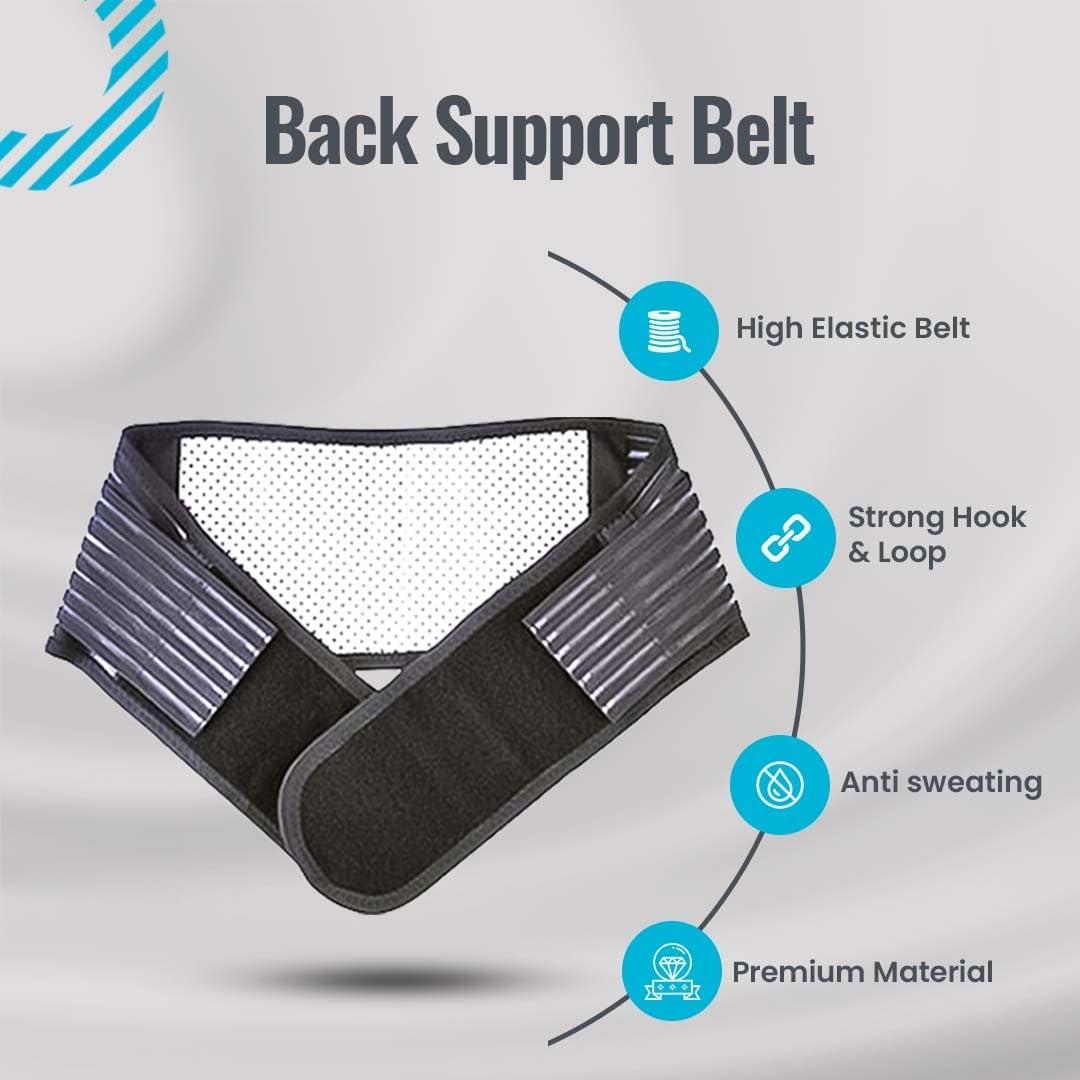 Self-Heating Purple Bubble Lumbar Belt XXL - Back Support with 20 ...