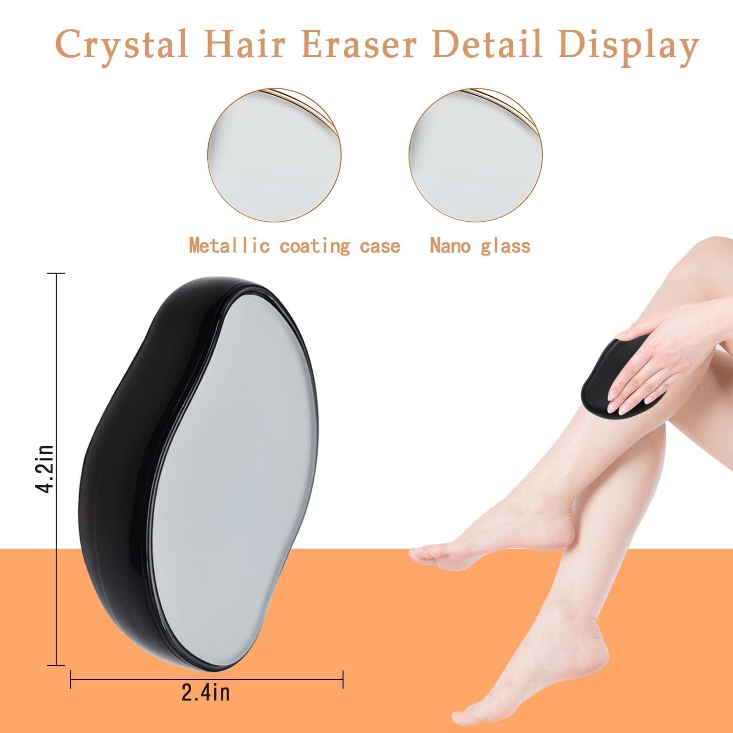 DRESSE Crystal Hair Eraser - Painless Exfoliation & Magic Hair Removal ...