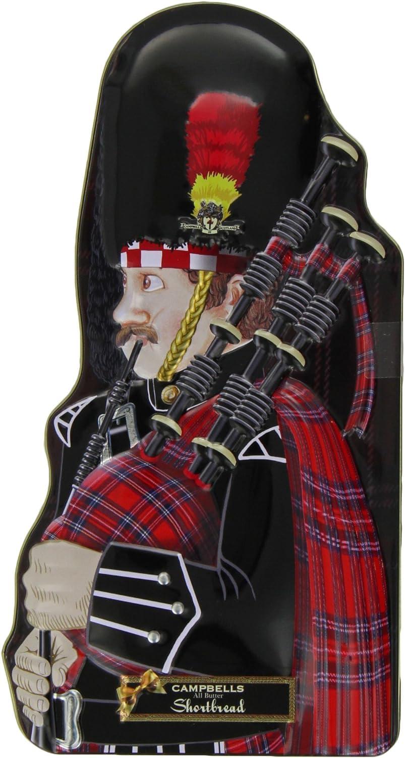 Campbells Piper Tin With Shortbread 180g | Buy Now with Express ...