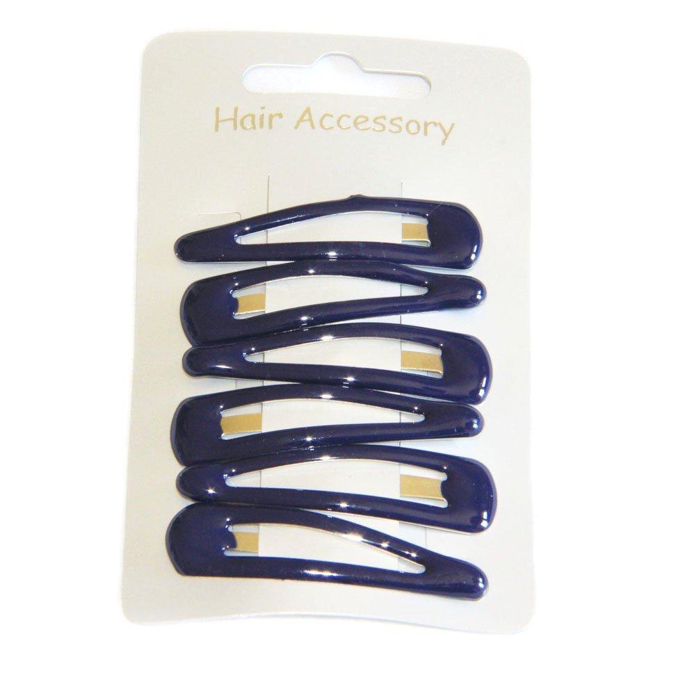 5 cm Navy Blue Hair Clips - Durable School Colors | International ...