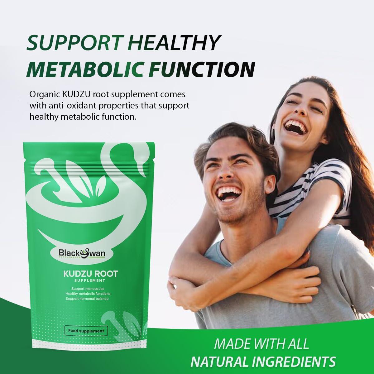 Black Swan Kudzu Root Tablets - Natural Menopause Support | Powerful ...