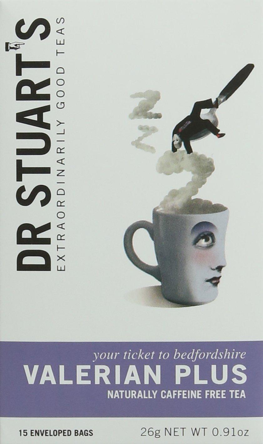 Dr Stuarts Valerian Plus Tea - 8 Bags x 15g | Natural Stress Relief ...