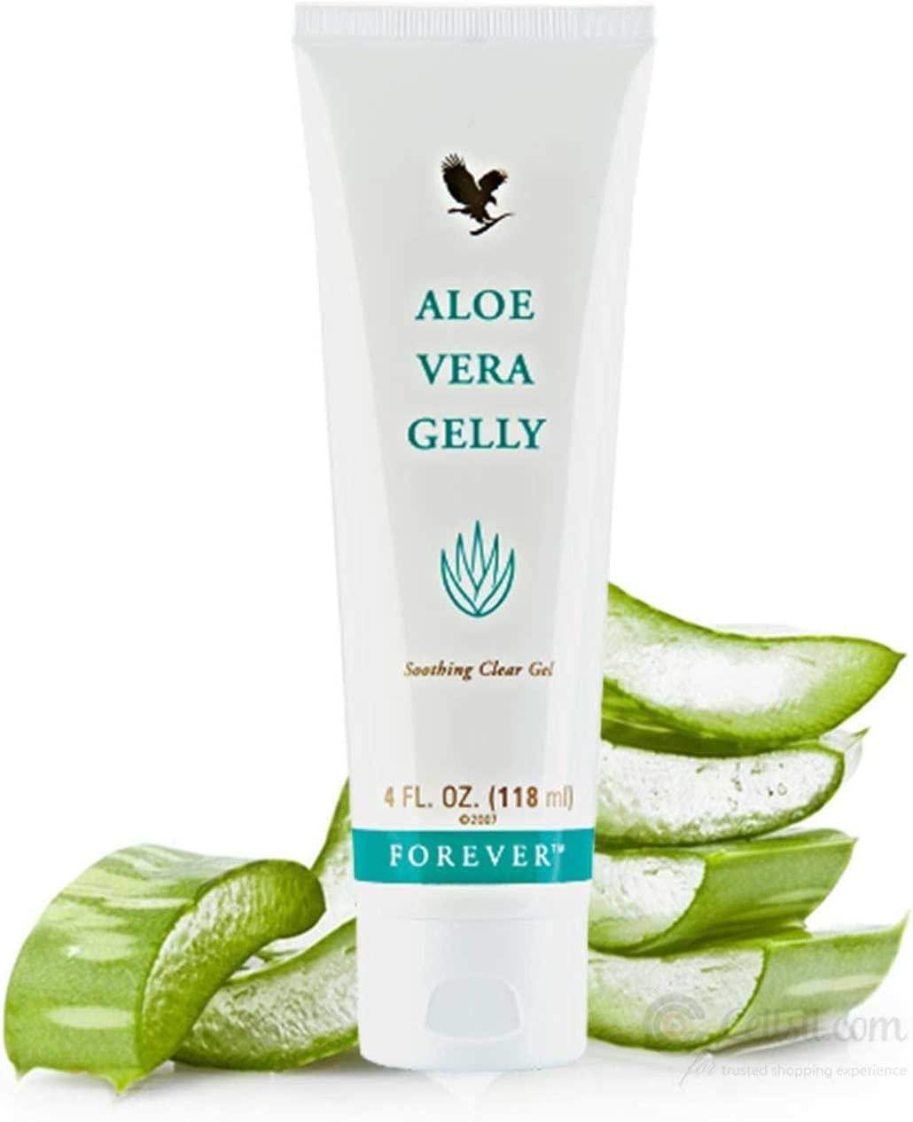 Forever Living Aloe Vera Gelly 100% Stabilized (2 Pack) - 4 Fl. Oz. x 2 ...