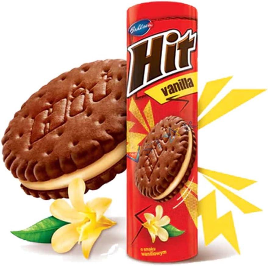 Hit Coconut Vanilla Strawberry Cocoa & Hazelnut Cream Filled Biscuit ...