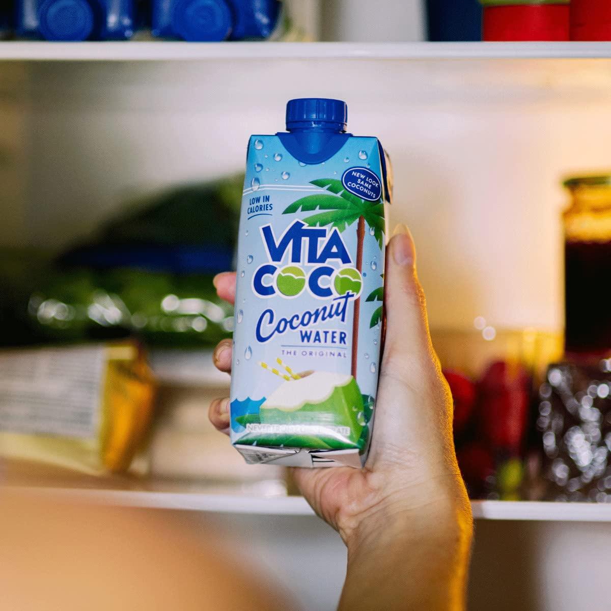 Vita Coco Coconut Water 12-Pack - Hydrating Electrolytes, Gluten-Free ...
