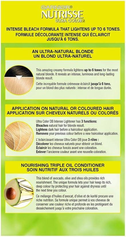 Garnier Nutrisse Ultra Color Intense Bleach DB Intense Lightener for ...