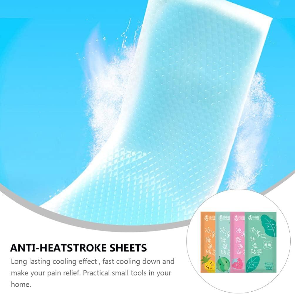 40Pcs Fruit Pattern Cooling Gel Patches - Fever Relief Strips for ...