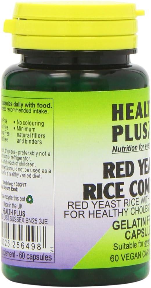 Health Plus Red Yeast Rice Complex Heart Health and Cholesterol ...