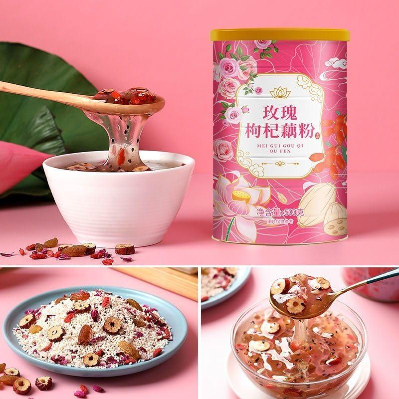 Sweet osmanthus Nut Chia qiyazi Lotus Root Powder Instant Breakfast ...