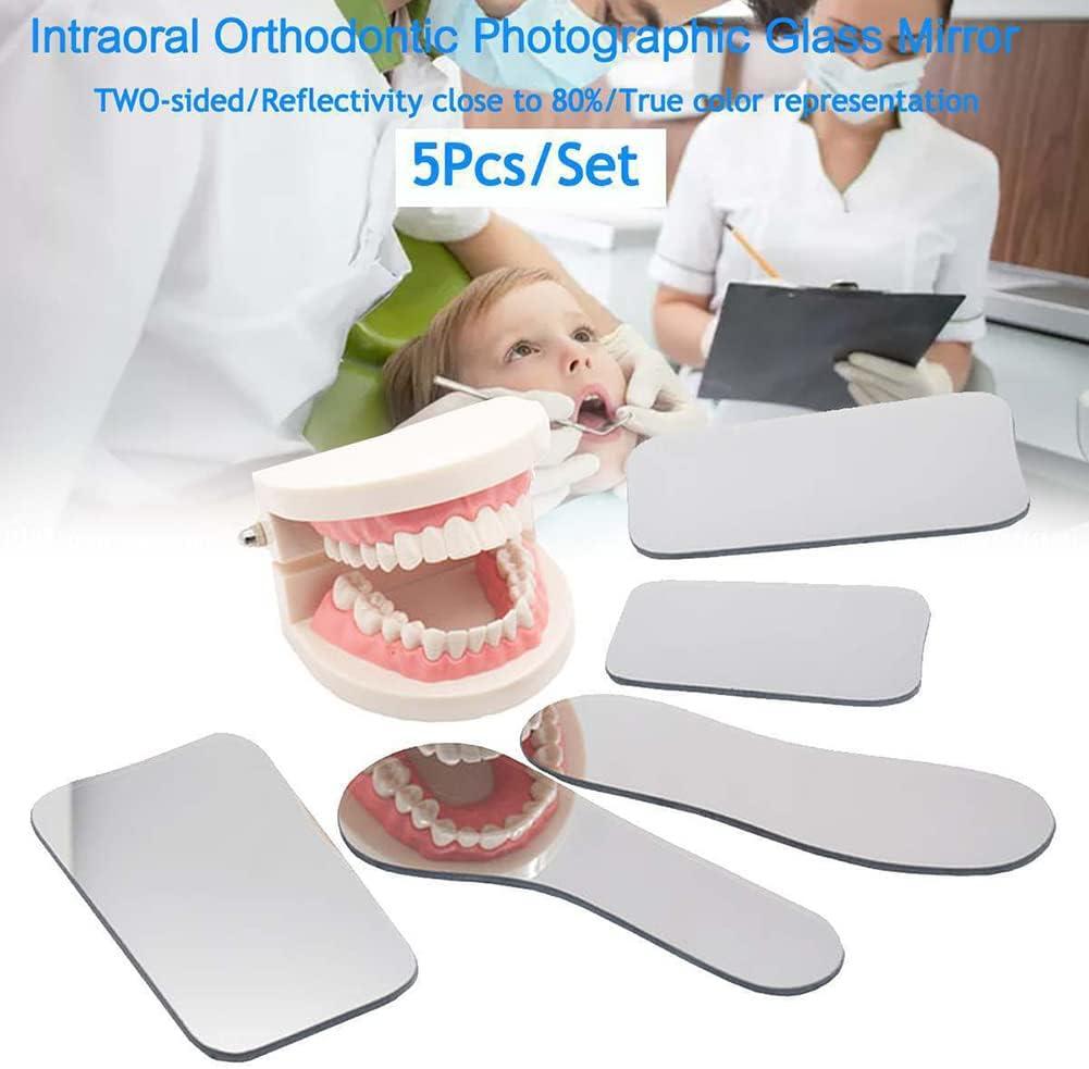 Scozia Intraoral Mirror - 5-Piece Dental Photography Reflector Set for ...