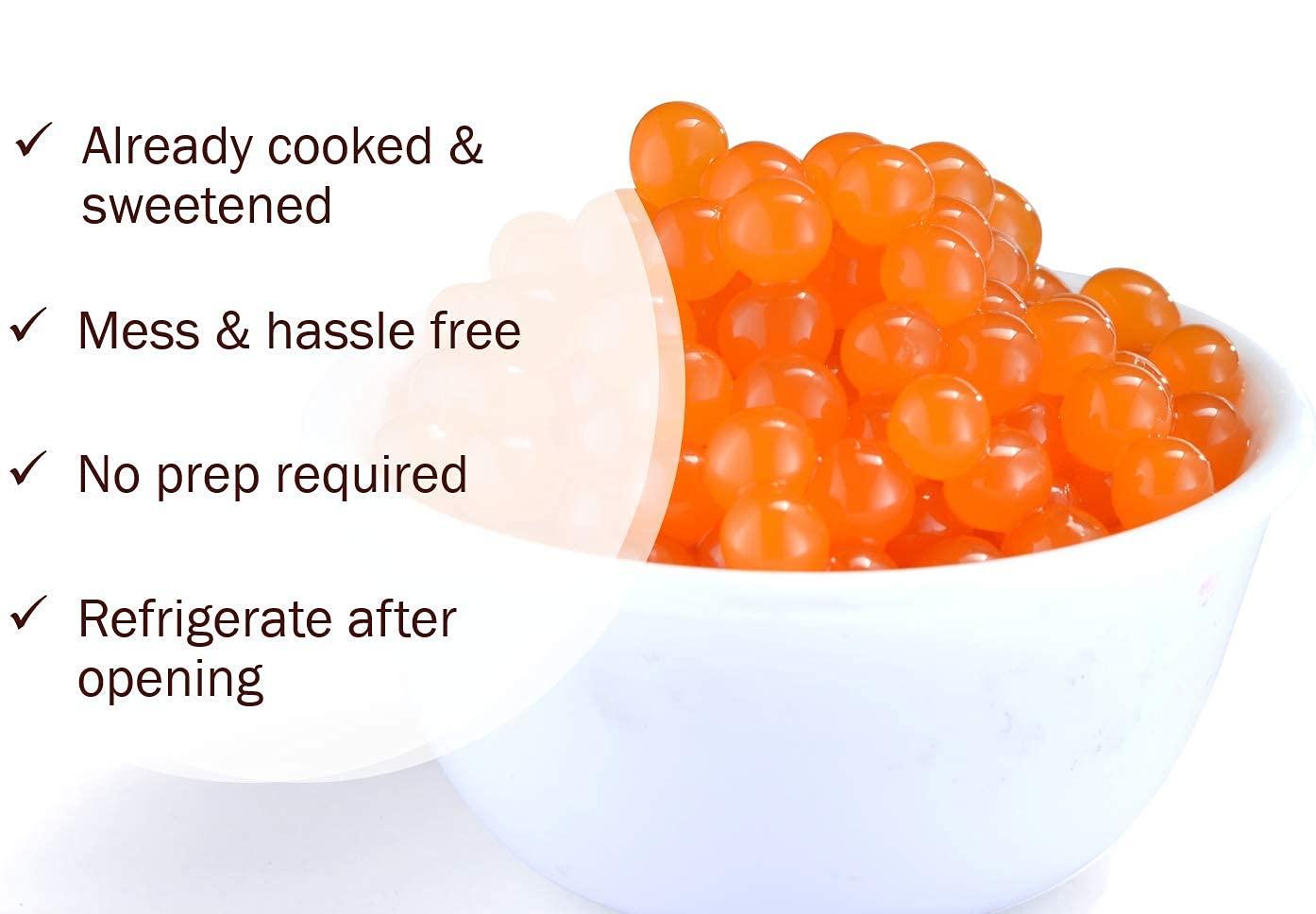Blueberry Popping Boba Pearls - Buddha Bubbles Boba Dessert Topping ...