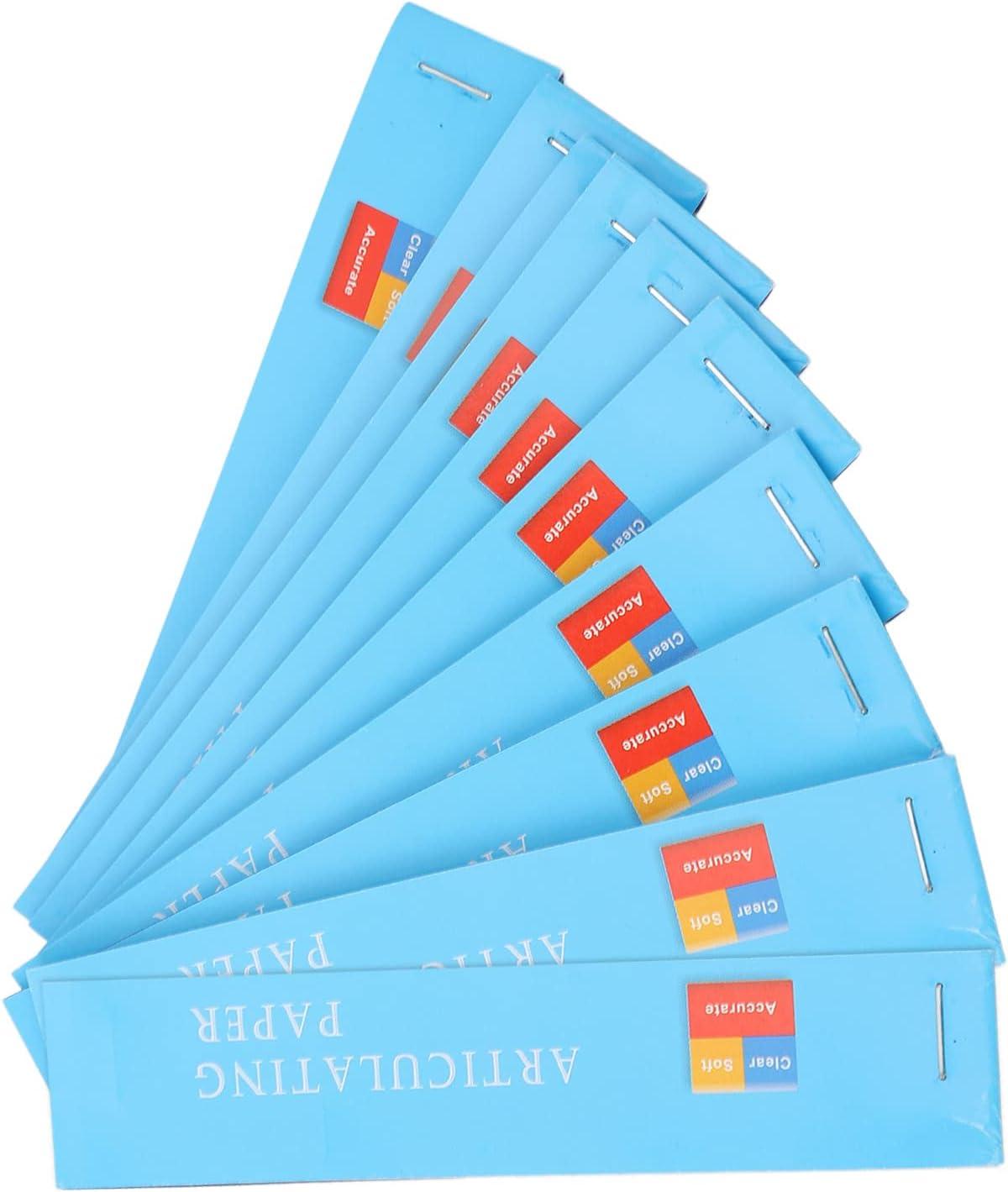400pcs Dental Articulation Paper | Thin Blue Double Sided Bite Strips ...