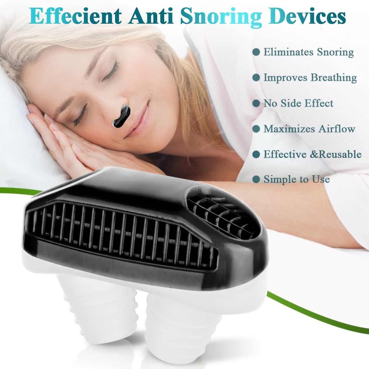 2-in-1 Anti Snoring Devices: Nose Air Purifier & Nasal Vents for Men ...