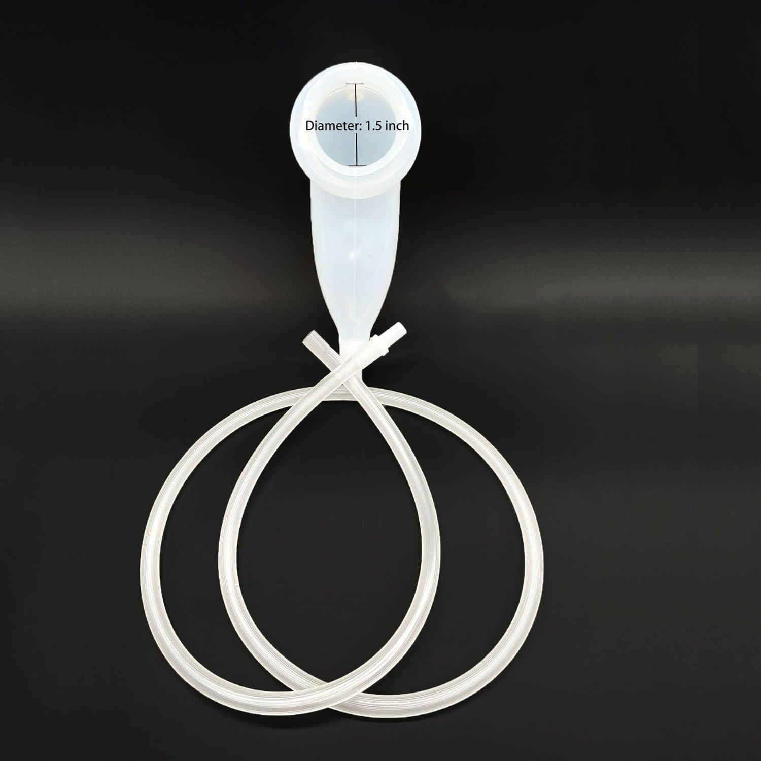 Reusable Urine Leg Bag for Men | Complete Drainage Collection System with 2 Portable Silicone ...