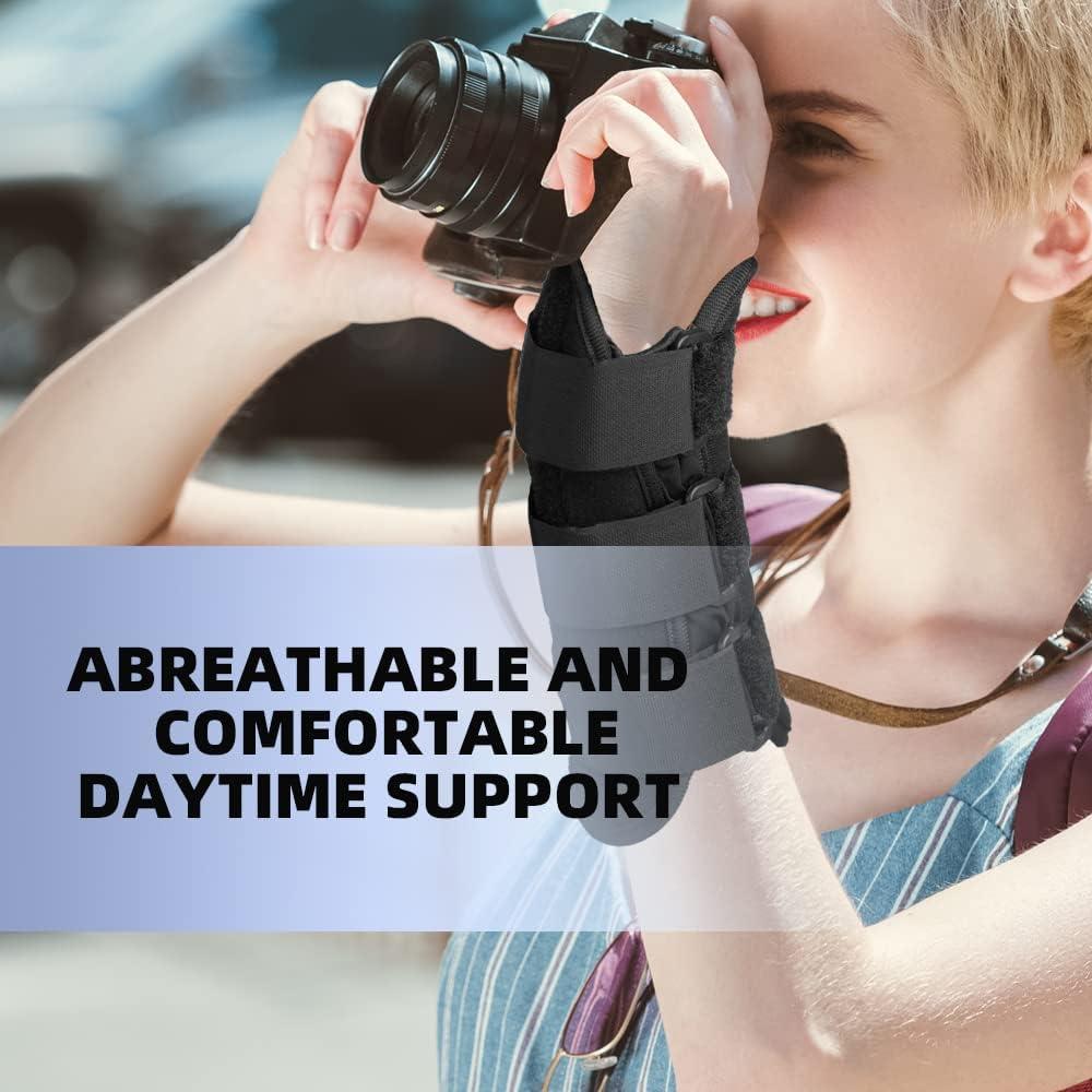Adjustable Carpal Tunnel Splint - Night Sleep Wrist Brace for ...