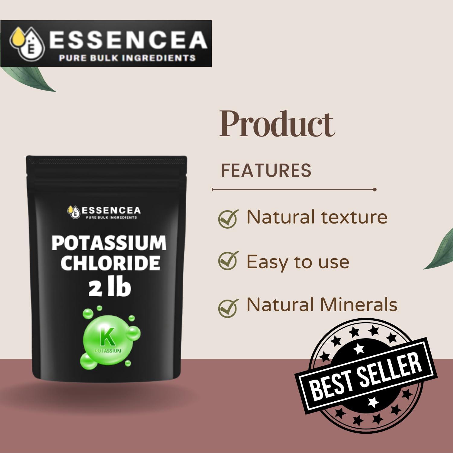Essencea Pure Bulk Ingredients Potassium Chloride Powder 2lb ...