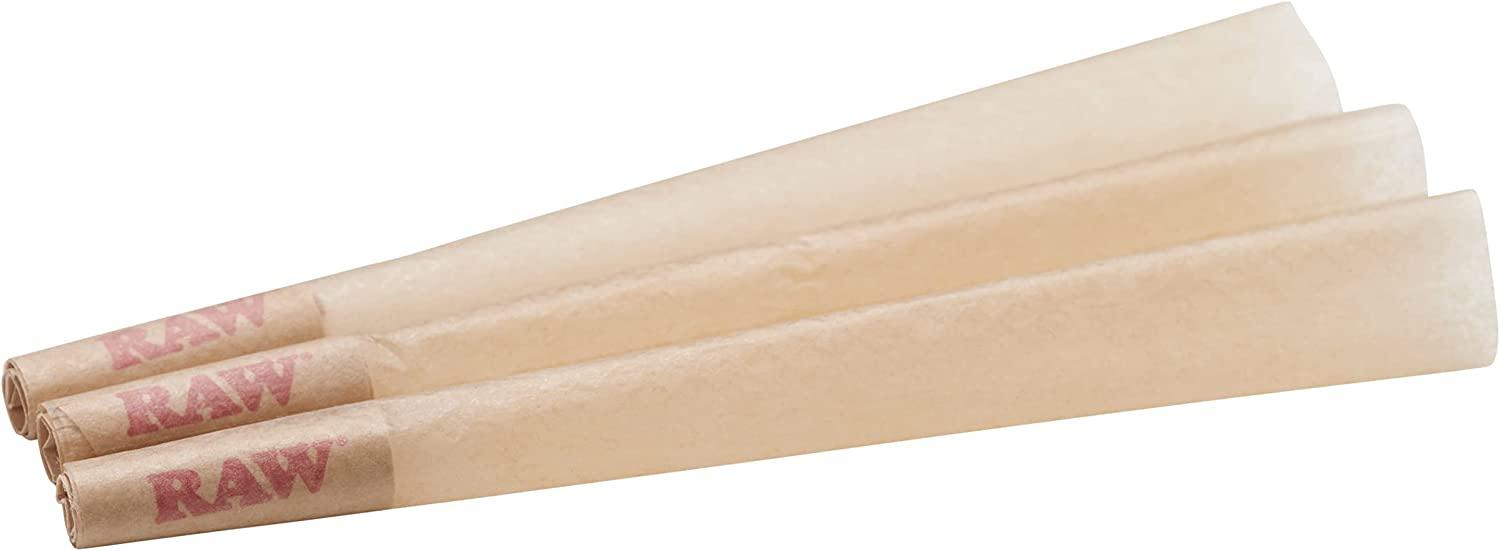 RAW Cones 98 Special 50 Pack - Slow Burning Pre Rolled Cones with Tips ...