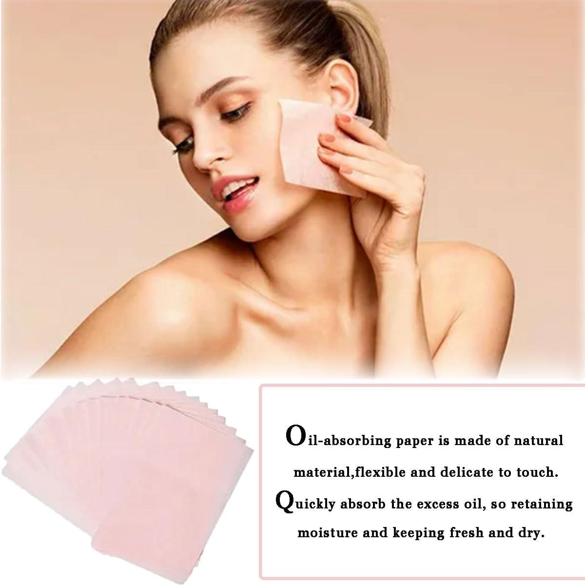 400 Pcs Oil Absorbing Tissues - Soft Blotting Paper for Face & Makeup ...