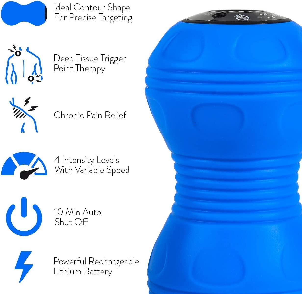 Professional Vibrating Peanut Massage Ball Deep Tissue Trigger Point