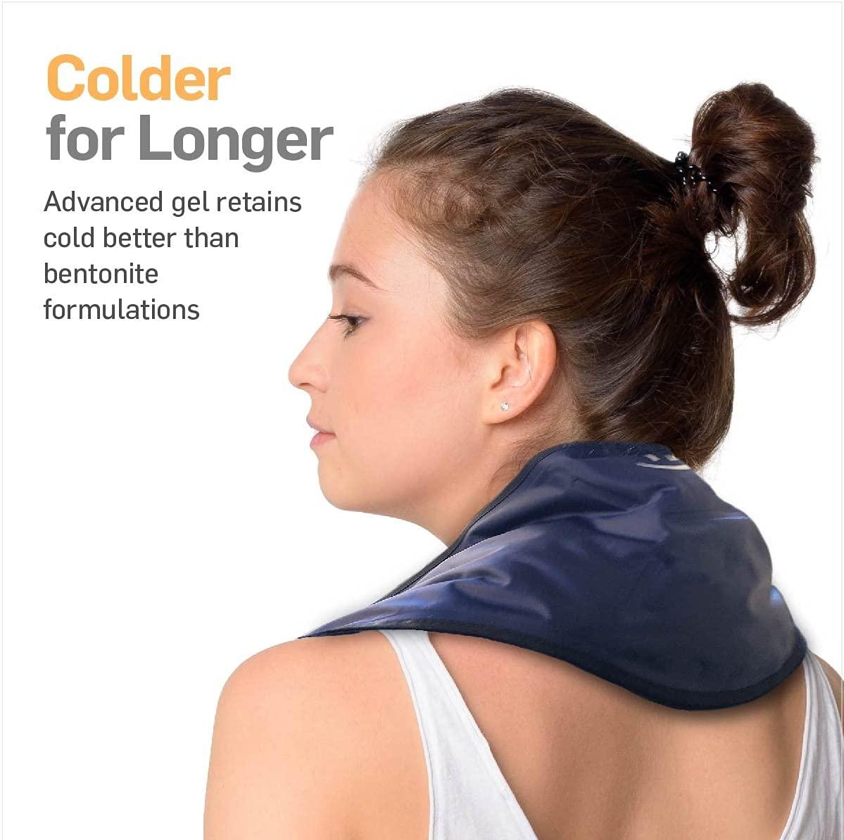 FlexiKold Gel Neck Ice Pack - Reusable Cold Compress for Neck, Back ...