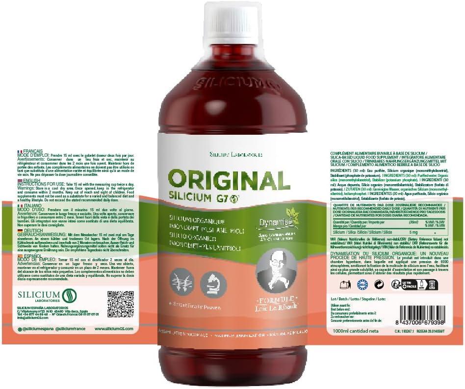 Buy G7 Original Vegan Liquid Silicon Supplements - Improved Formula for ...