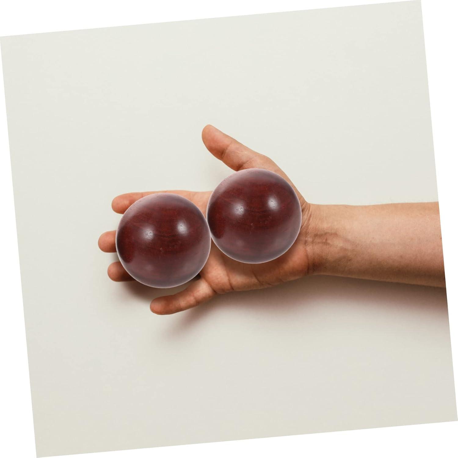 Gatuida Handball - Small Wooden Beads Training & Massage Ball | Smooth ...