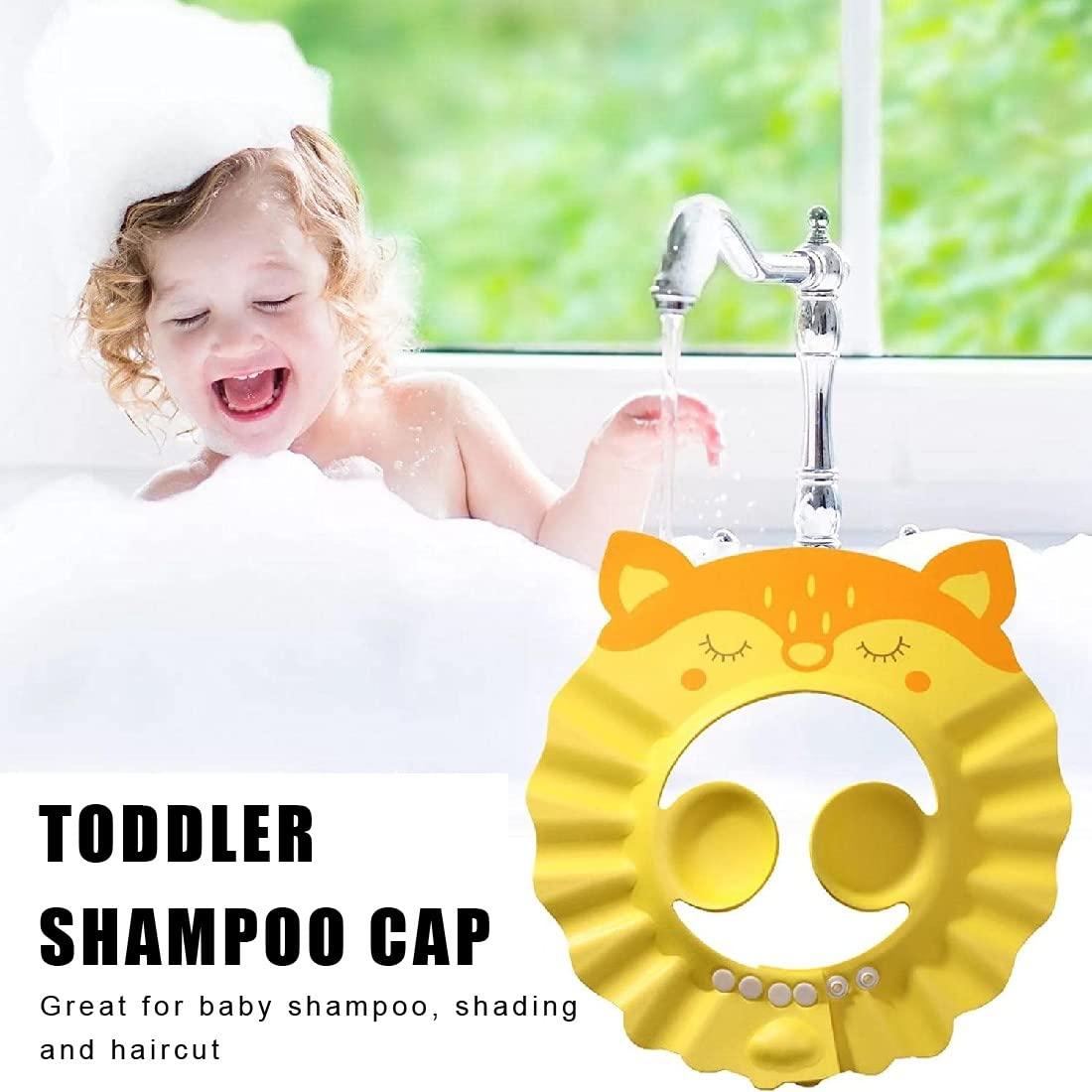 Cuhza Children's Shower Hood - Soft Adjustable Shampoo Cap for Kids ...