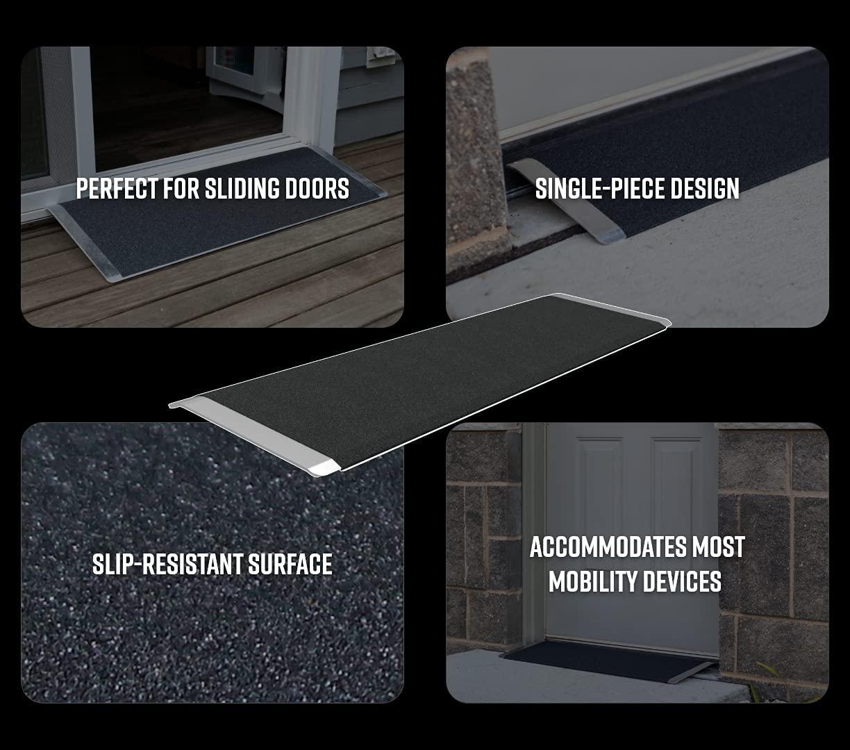 EZ-ACCESS TRANSITIONS Angled Entry Plate 12x32 (Pack of 1) - 12 Inch ...