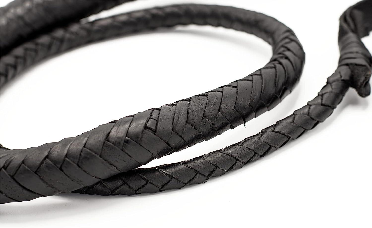 Ardour Crafts Bull Whip 4 feet Handmade Leather Cowhide Stock Whips for ...