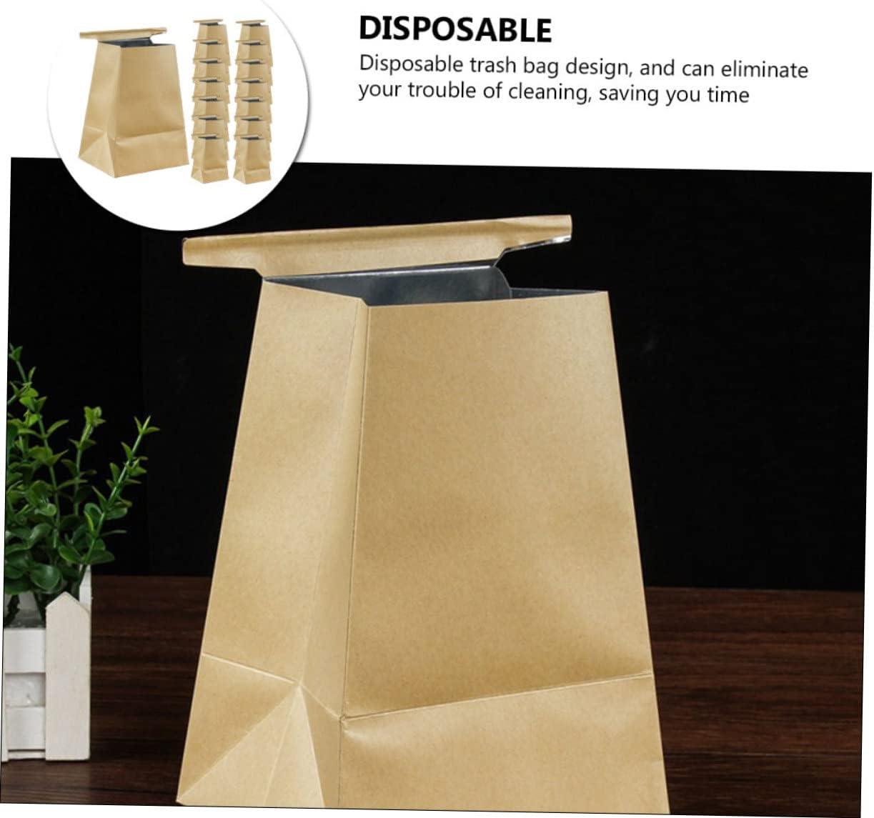 Disposable Vomit Bags - 30 Pack | Kraft Paper | Light Brown | Travel ...
