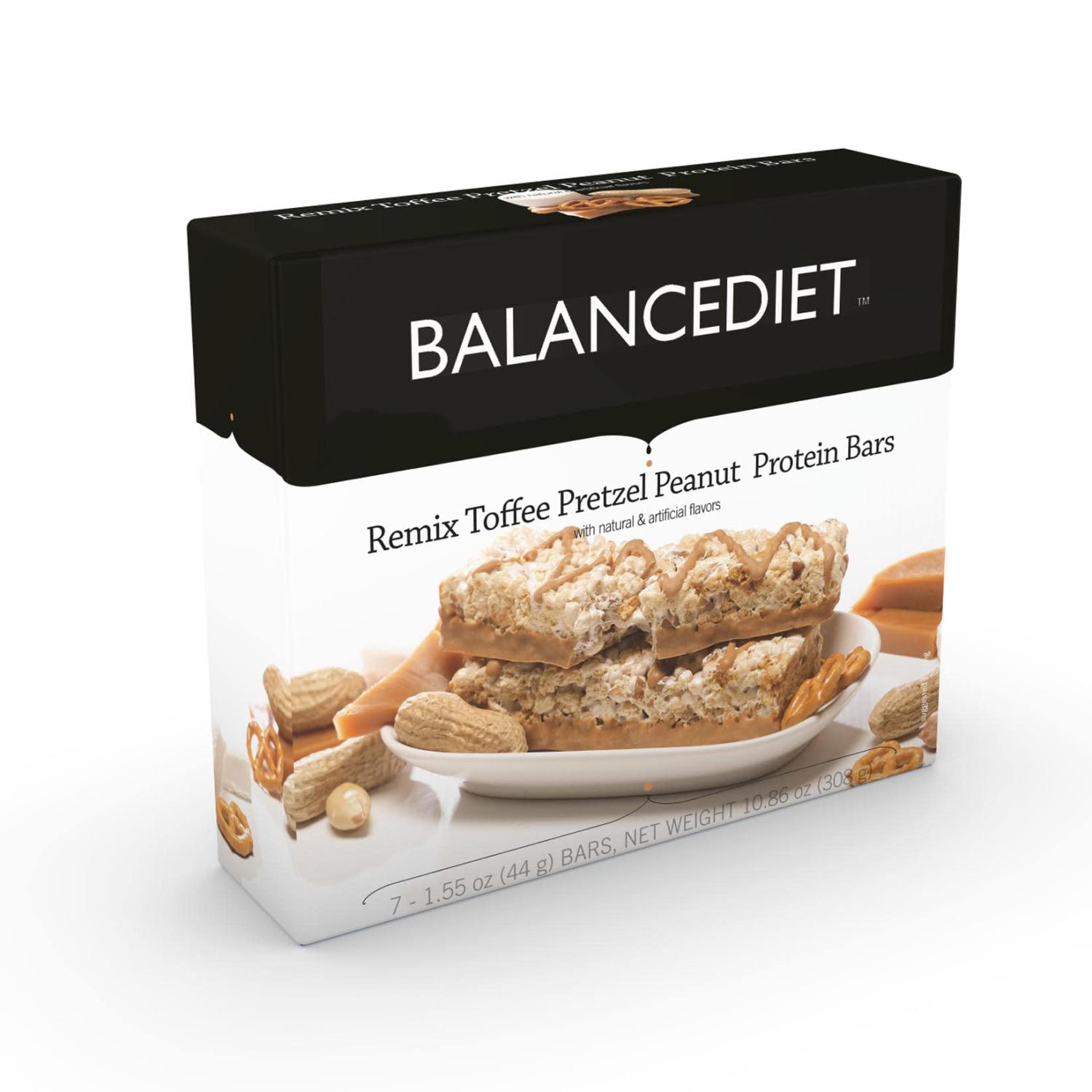 BalanceDiet | Protein Bar | 15g Protein | Low Carb | 7 Bar Box - Remix ...