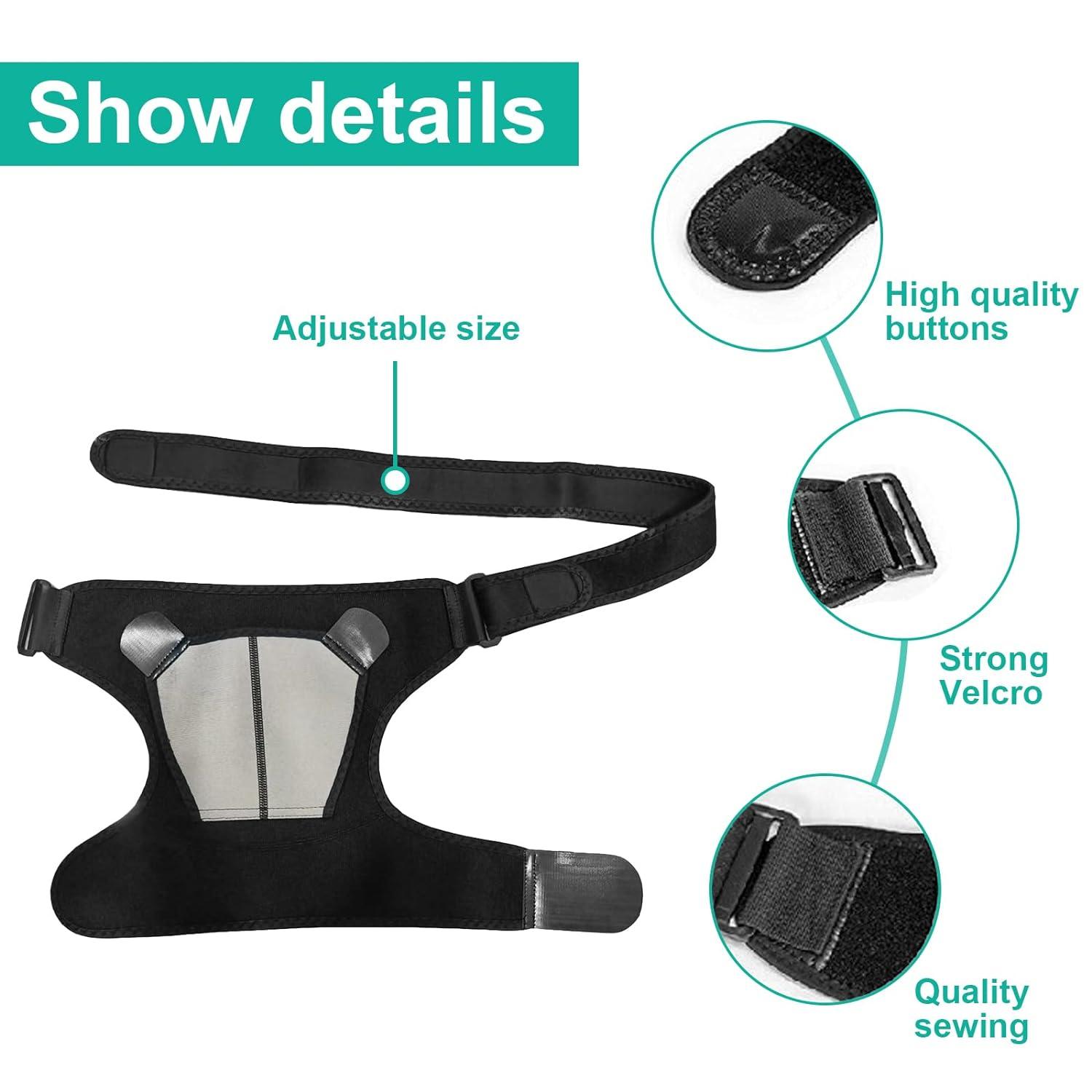 FEXPDL Adjustable Shoulder Support Brace for Men and Women - Rotator ...