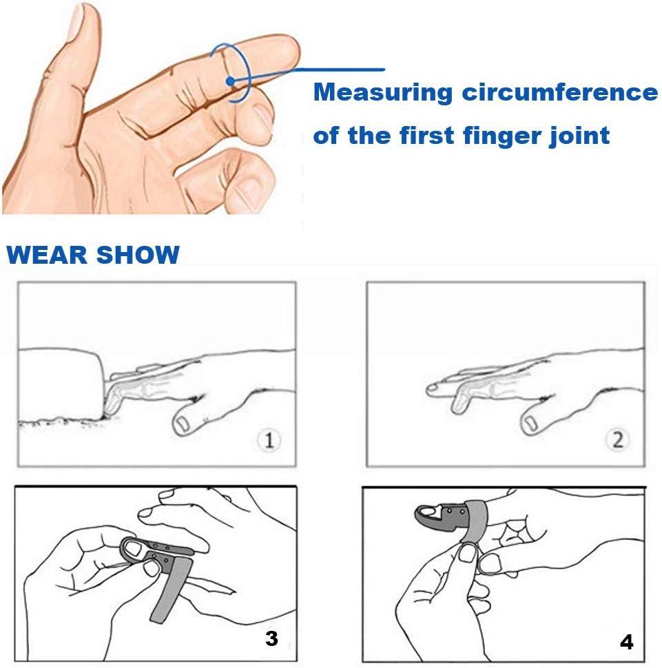 Plastic Finger Splints 3-Size Pack for Mallet Dip & Trigger Finger ...
