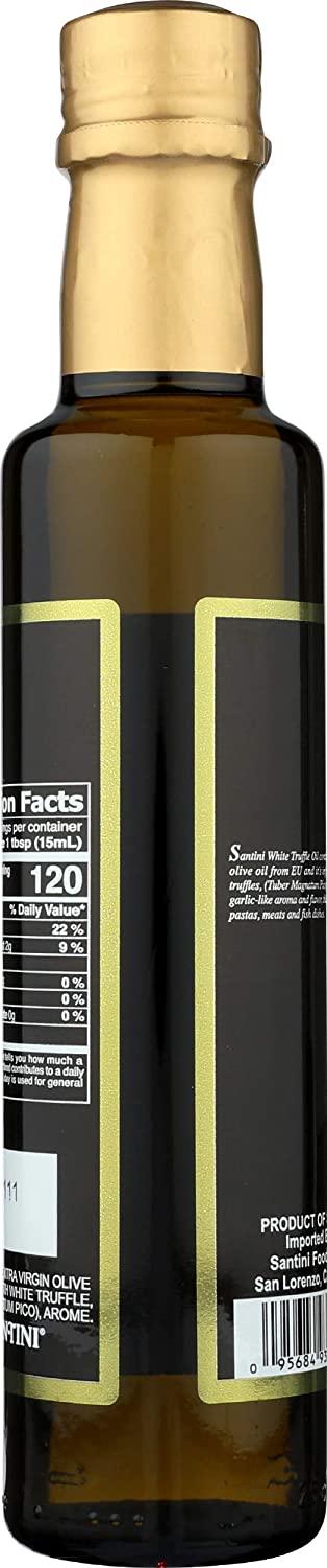 Santini White Truffle Oil 8.5 fl oz - Premium Italian Truffle Infused ...