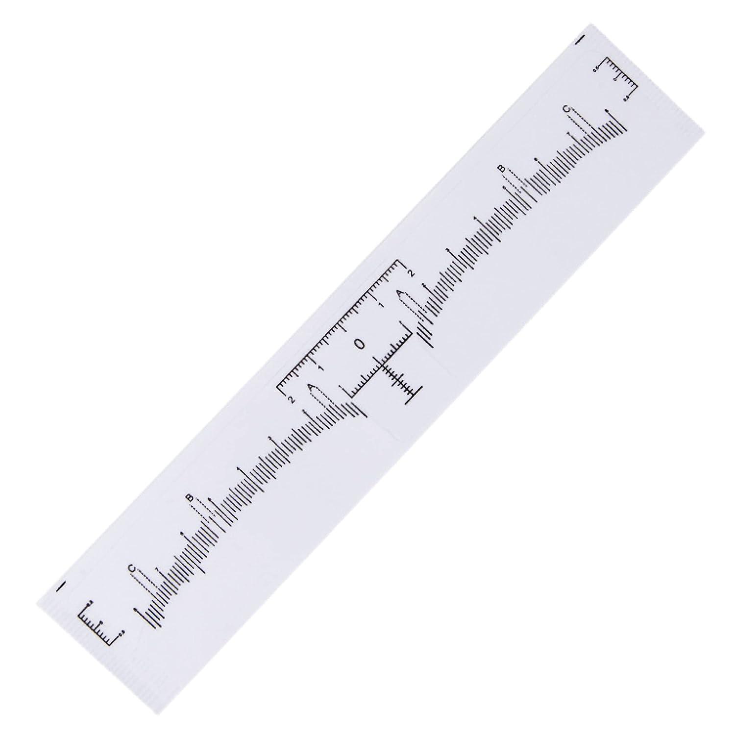 White Eyebrow Mapping Kit with String, Paste, Brushes, Pencil, Stencils ...