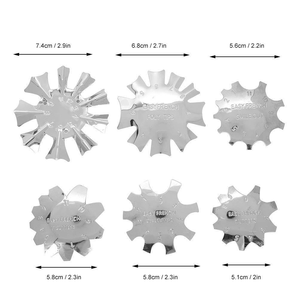 Nail Edge Cutter - Stainless Steel French Smile Line Cutter for DIY ...