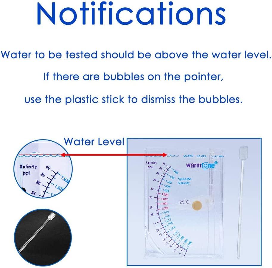 Capetsma Salinity Tester: Accurate Hydrometer for Aquariums - Marine ...