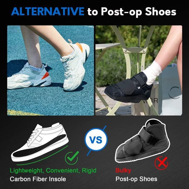 Carbon Fiber Insole for Arthritis, Turf Toe, Foot Fractures - 1 Piece ...