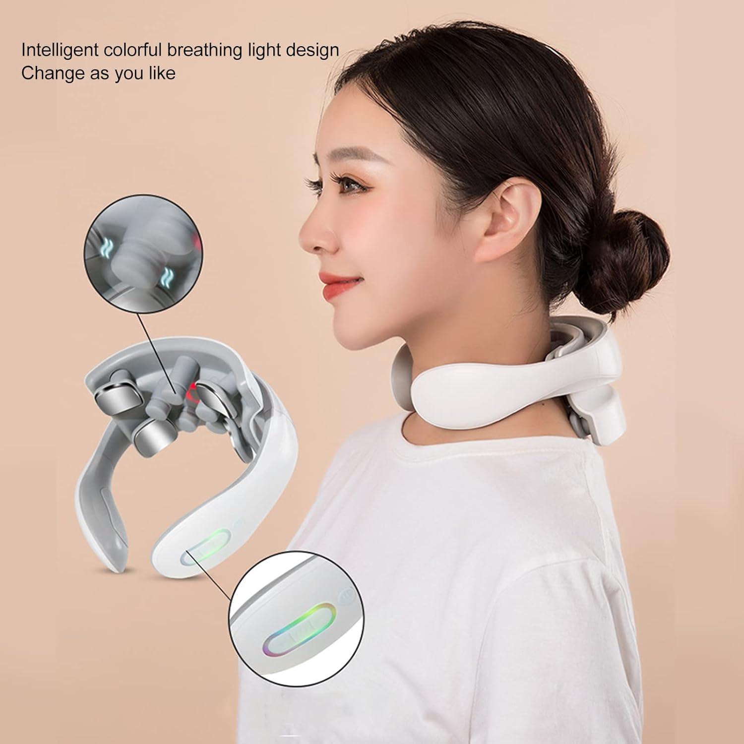 Emoshayoga Cervical Vertebrae Massage Instrument - Electric Pulse Neck ...